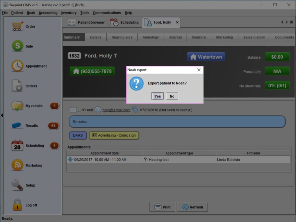 Noah Integration | Blueprint Solutions