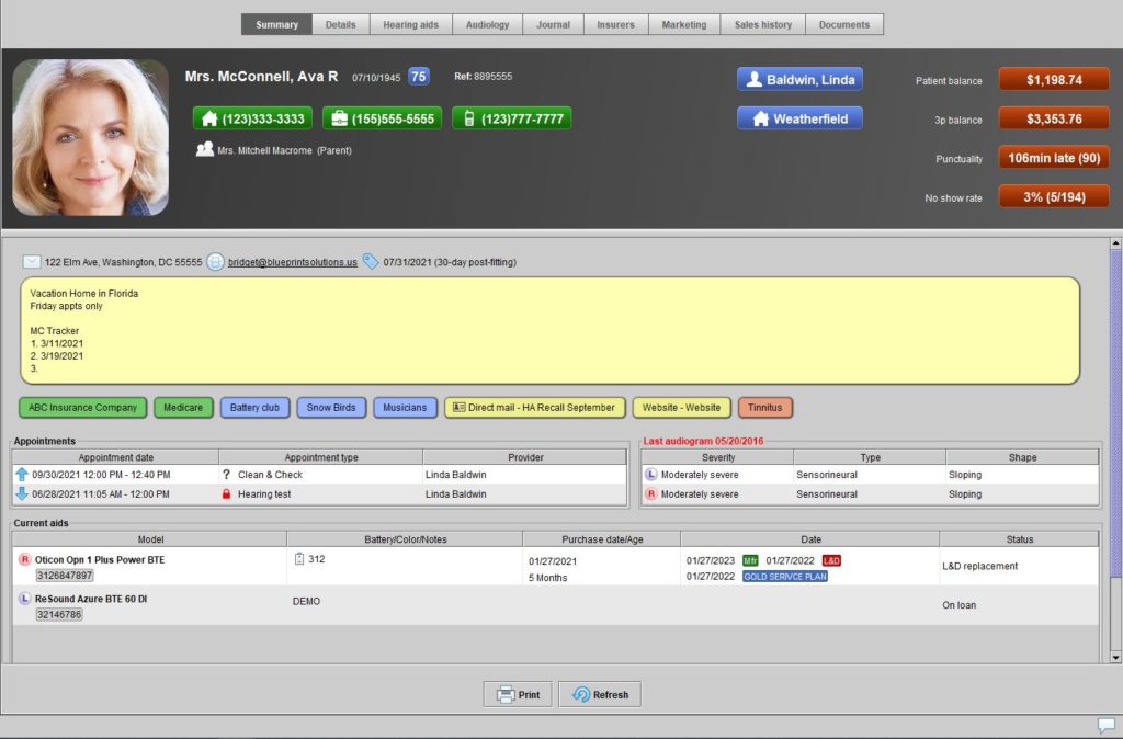 Patient Data | Blueprint Solutions